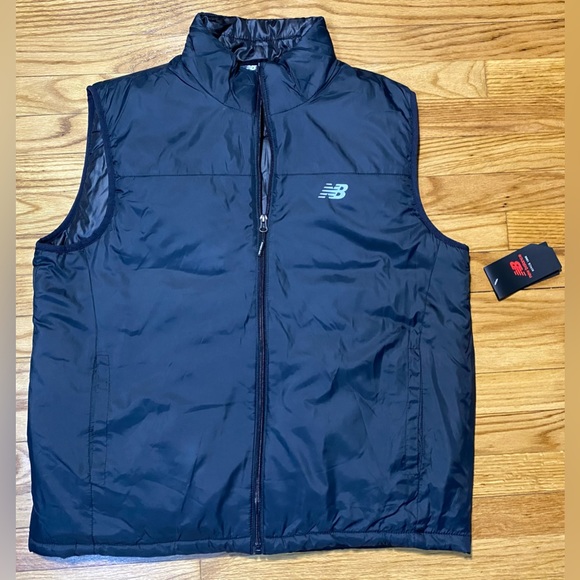 New Balance | Jackets & Coats | New Balance Black Tech Vest Mens Sz New ...